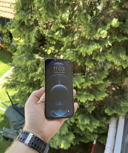 IPHONE 12PRO MAX/128GB. LL/A. Идеал-100%. Гарантия-33кун. Доставка БОР