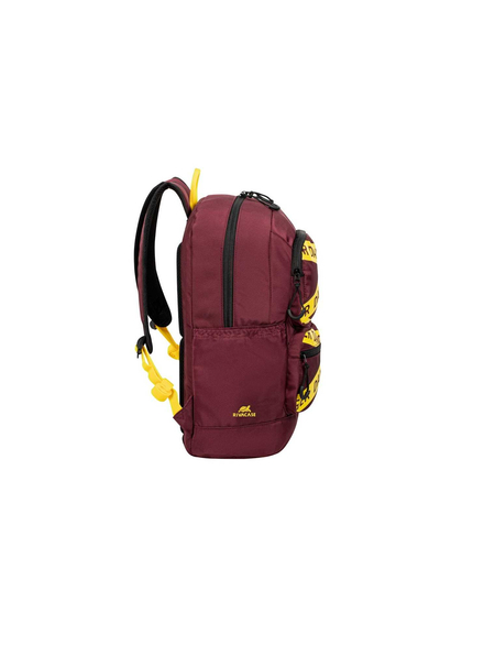 ^ Рюкзак RIVACASE 5421 burgundy red Urban backpack 14L / 12