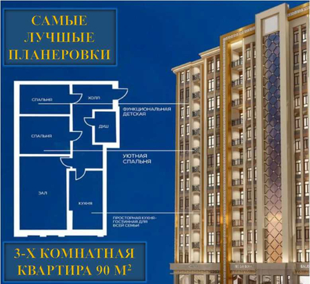 Продается элитные квартиры в центре г. Самарканд в Рассрочку до 24 мес