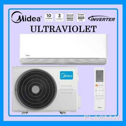 MIDEA ''ULTRA VIOLET'' low voltage 12.000  кондиционер Инвертор.