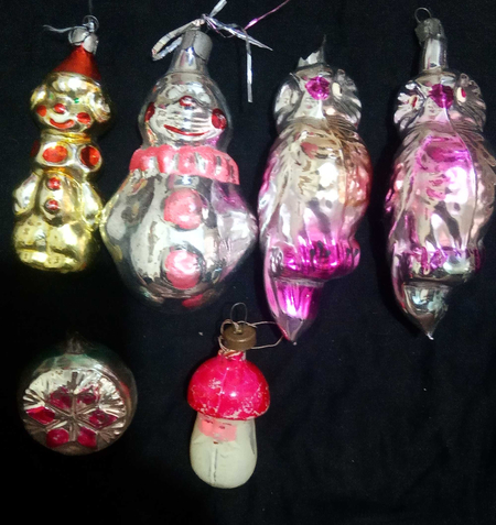 Советские ёлочные игрушки