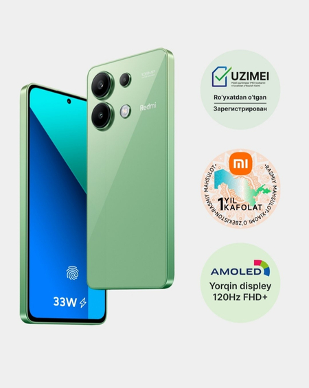Redmi 13.6/128.Muddatli to'lov asosida