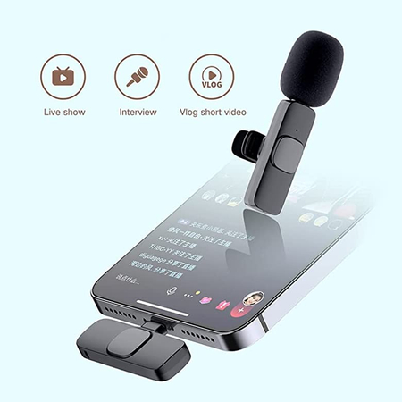 Микрофон петличный Wireless Microphone беспроводной