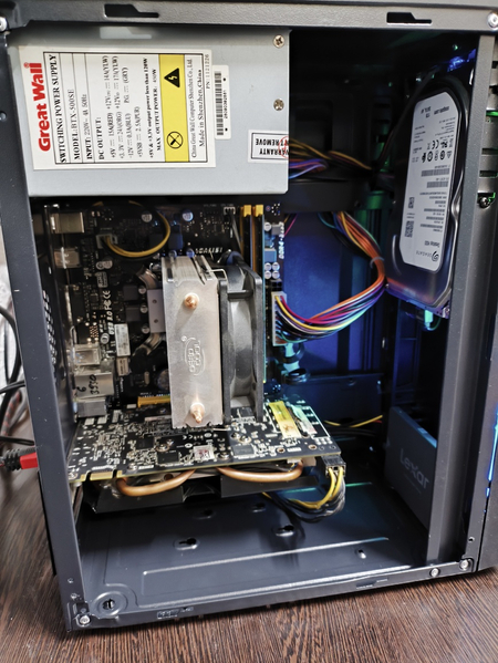 Biostar H110+i3 7100+8Gb+GTX660
