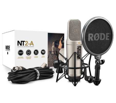 Rode NT2-A Многодиаграммный двойной 1-дюймовый конденсаторный микрофон