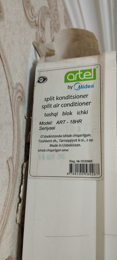 Artel 18 konditsioner Sotiladi