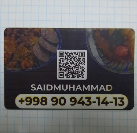 Buyurtma osh qabul qiliz! ( заказга маросимлар учун хизматдамиз)