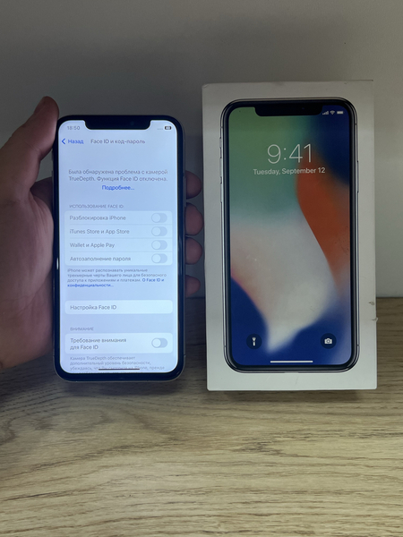 Iphone x 64GB karobka bor