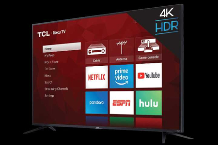 Телевизор TCL 43** Google TV 4k ultra + Бесплатный каналы в бонус