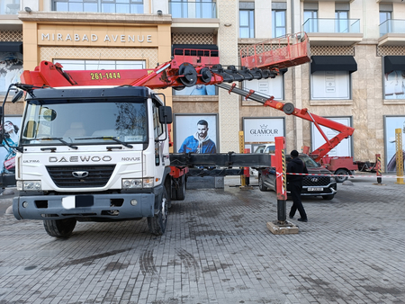 Продаётся Автовышка Jinwoo-450 Корея. Вышка. Вишка. Автовишка.