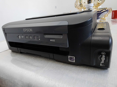 Epson M 105 Oqqora Printer Tiniq Aybi yoq 100 % Profilaktika qilingan