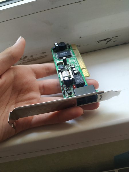 Продам Сетевой адаптер pci модуль для компьютера