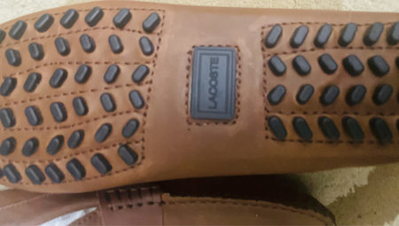 Новые мужские макасины Lacoste