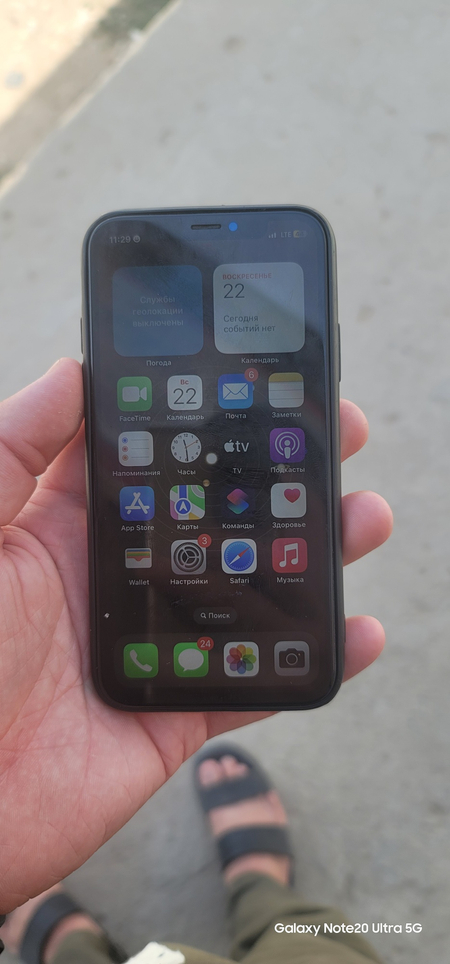 iPhone x 64Gb black