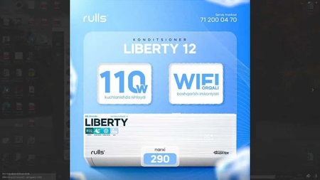 Кондиционер Rulls Liberty 12 DC Invertor Low 135В-256v с доставкой