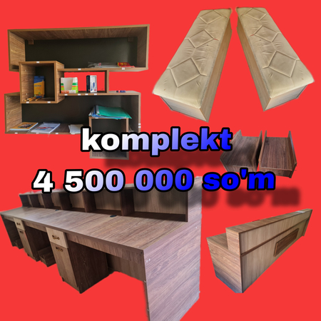 Ofis uchun 3 kishilik mebel komplekt