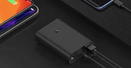 Портативный аккумулятор  Xiaomi Mi Power Bank 3 Ultra Compact черный