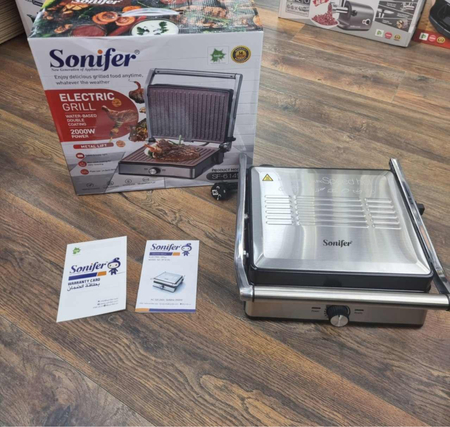 Доставка! Mощный тостер Sonifer Toster Tostr грильница SF-6145 lavash