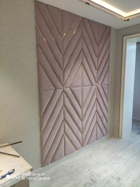Декоративная стены.  Dekarativniy stena. Myahkiy devor. Decor.  Dekor