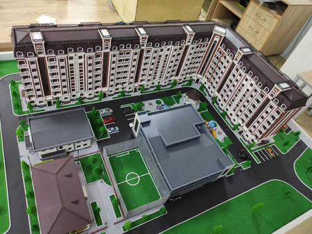 Maket. Binolarni 3D ko'rinishdagi maket yasash xizmati.