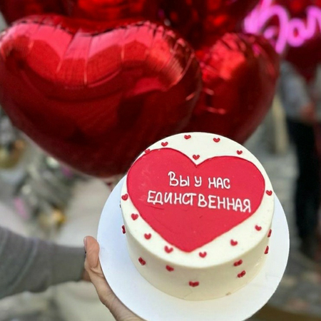 Бенто-тортики в комплекте с шарами