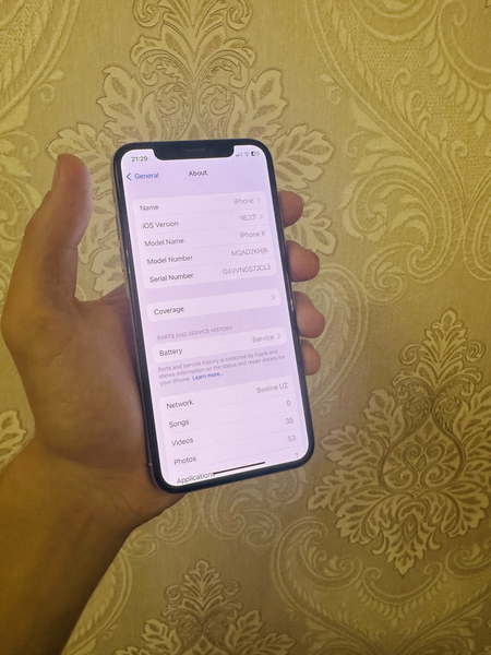 Iphone X ideal ochilmagan