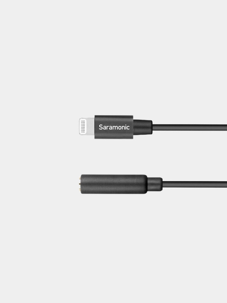 Переходник адаптер saramonic 3,5 мм на Lightning и type-c для микрофон
