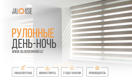 Жалюзи. Шторы Рулонные день и ночь Модель - Premium 109 V-06