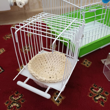 Клетка и гнездо отдельно