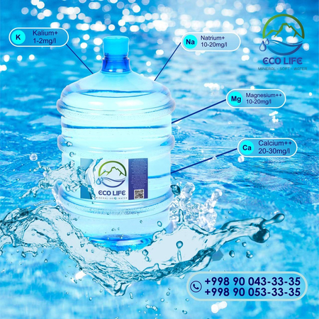 Kuller uchun suv. Filtrlangan mineral ichimlik suvi. Вода