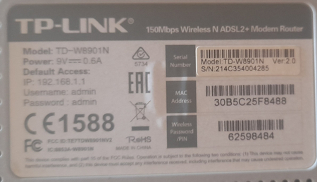 Wi fi router TP-LINK
