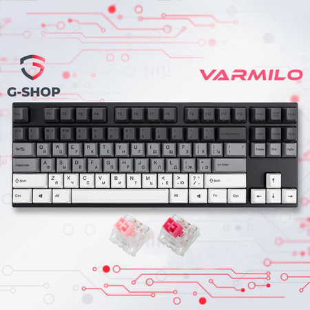 Игровая механическая клавиатура Varmilo MA87M VEM87 Yakumo EC PBT RU