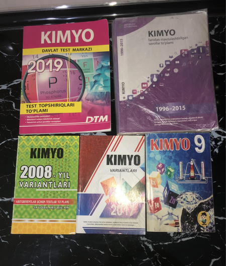 Kitoblar, Darsliklar, kimyo, biologiya