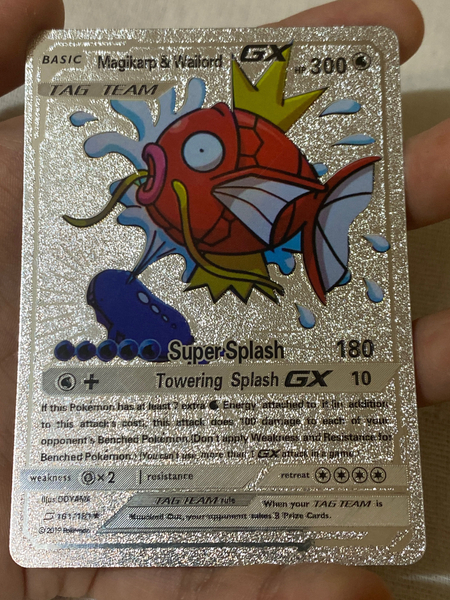 Magikarp & Wailord GX Покемок Карточка