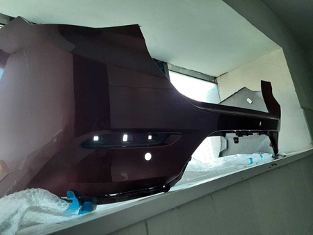 Бамфер бордовый на Chevrolet Onix Premier1 turbo