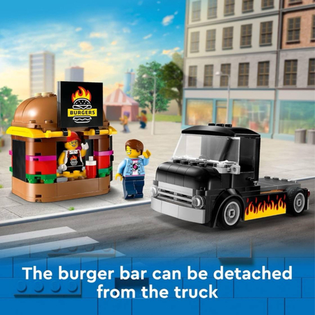 Lego city burger truck