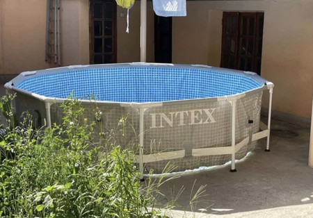 Intex basseyn 305x75 каркасный бассейн купить