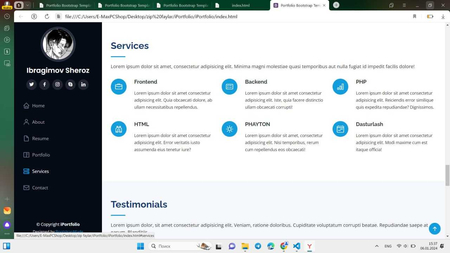 Web sayt portfolio