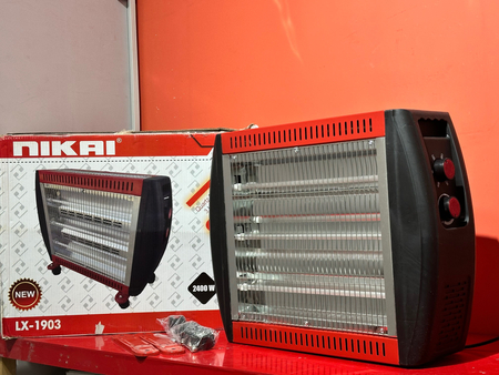 Кварцевый Обогреватель NIKAI 2400W, Гарантия + Бесплатная доставка