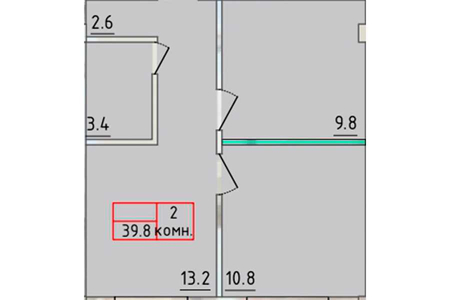 1 ком кв под котлован 39,8 м2 Себзар ор-р ТРЦ Riviera 35 750 у.е