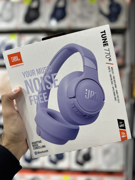 Беспроводные наушники JBL Tune 770 NC с активным шумоподавлением