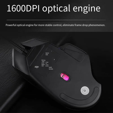 Проводная механическая игровая мышь Aigo Q826