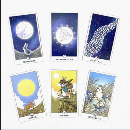 Карты Таро МАК Лунного Кролика (Lunalapin Tarot) в железной коробке..