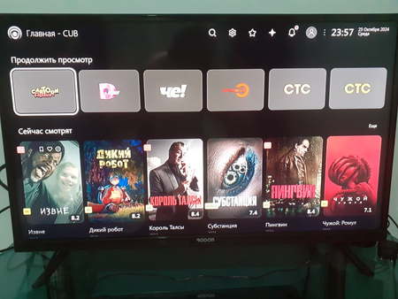 Iptv va Kinoteatr smart TV larga yoki android TV ulash xizmati