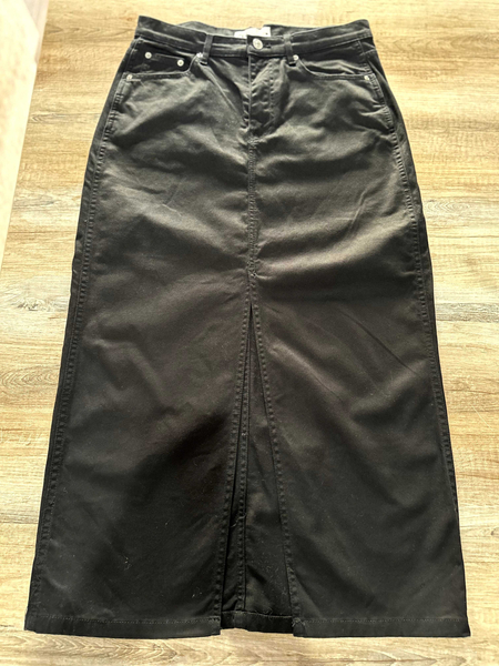 Юбка черная джинсовая Zara, размер 46 (М)