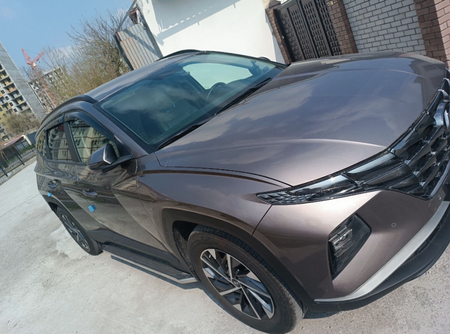 Продается Hyundai Tucson 2021-22 цвет чеко 27000 пробег без люк