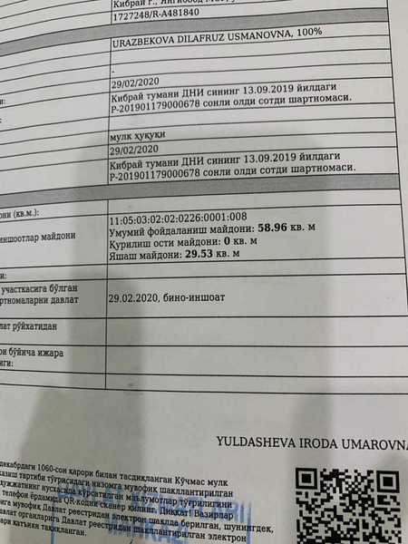 SROCHNA uy sotiladi Super SKIDKA 2xona 3xona qilingan qibrayda