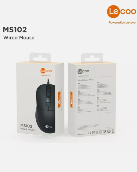 Проводная мышь Lenovo Lecoo MS102