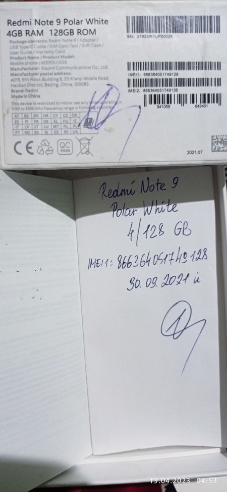 Xiaomi Redmi not 9