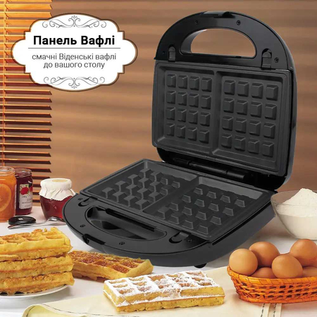 Вафельница SONIFER 6063  3 в 1 vafelnitsa toster oreshka
